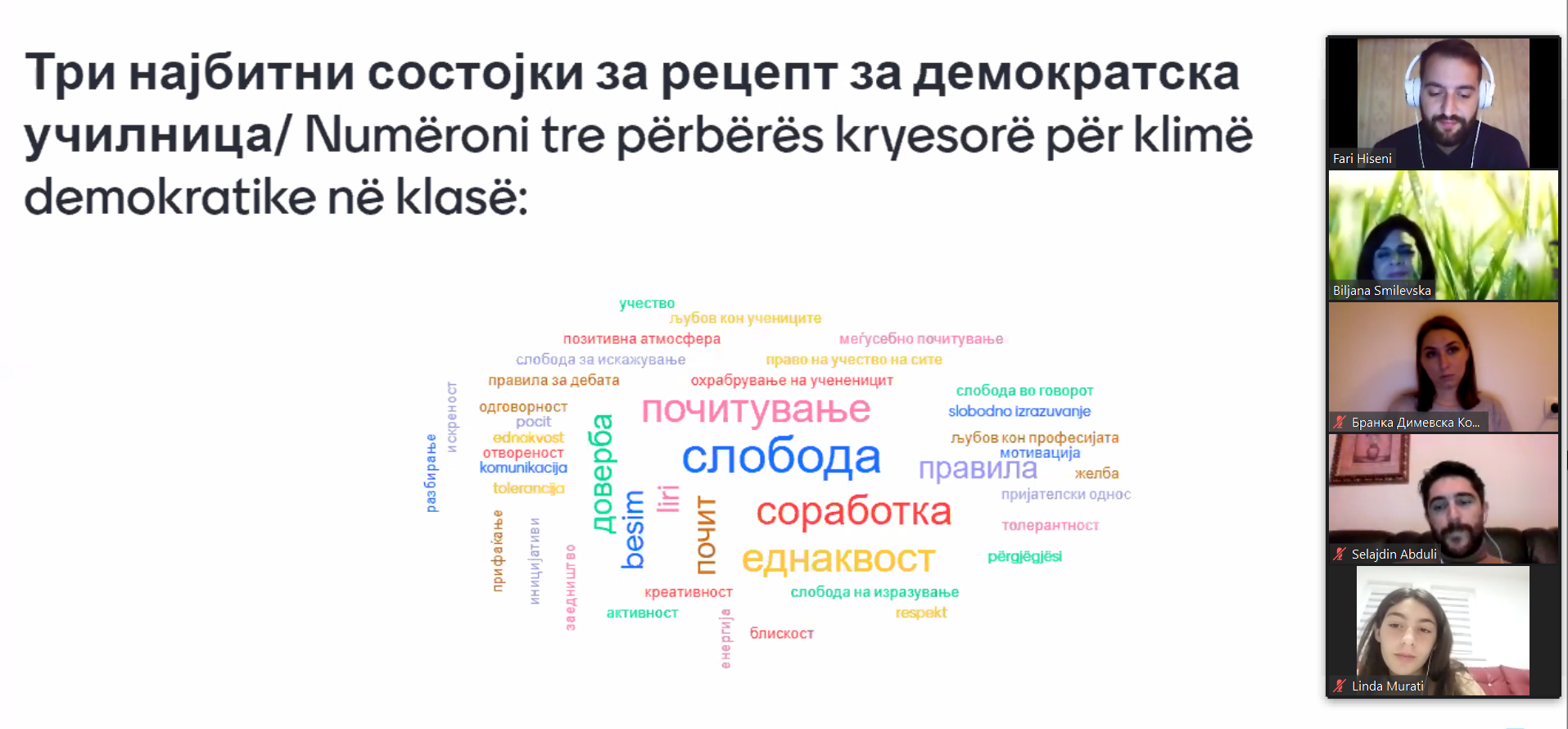 Recipe for a democratic classroom – sharing good practices from the ...